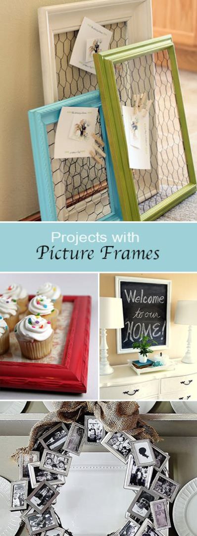 DIY Picture Frame Ideas & Crafts • The Budget Decorator