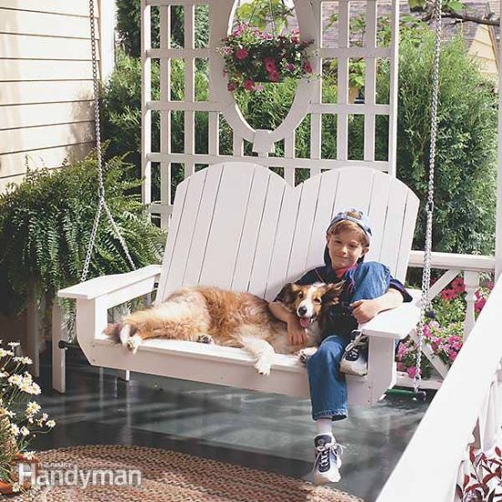 DIY Front Porch Swing Projects • The Budget Decorator