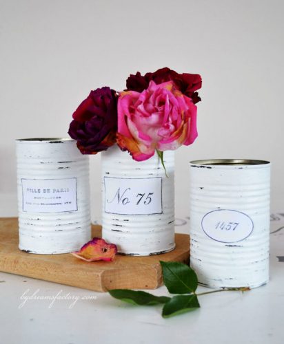 13 Classy DIY Tin Can Decor Projects • The Budget Decorator