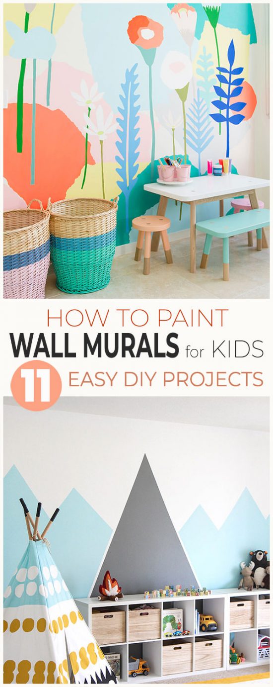 DIY Wall Mural Ideas For Kids 10 Easy Projects The Budget Decorator