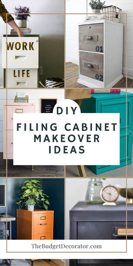 21 Fabulous Filing Cabinet Makeovers • The Budget Decorator