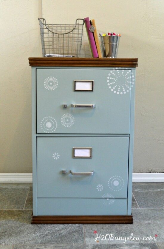 21 Fabulous Filing Cabinet Makeovers • The Budget Decorator