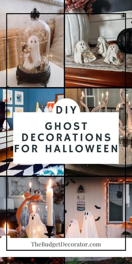Easy DIY Ghost Decorations to Make for Halloween • The Budget Decorator