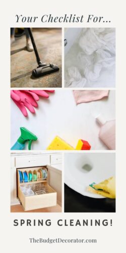 Spring Cleaning Checklist: Make Your Home Sparkle This Spring! • The ...